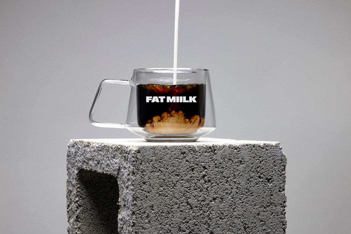 FAT MIILK Glass Mug – Fat Miilk Coffee